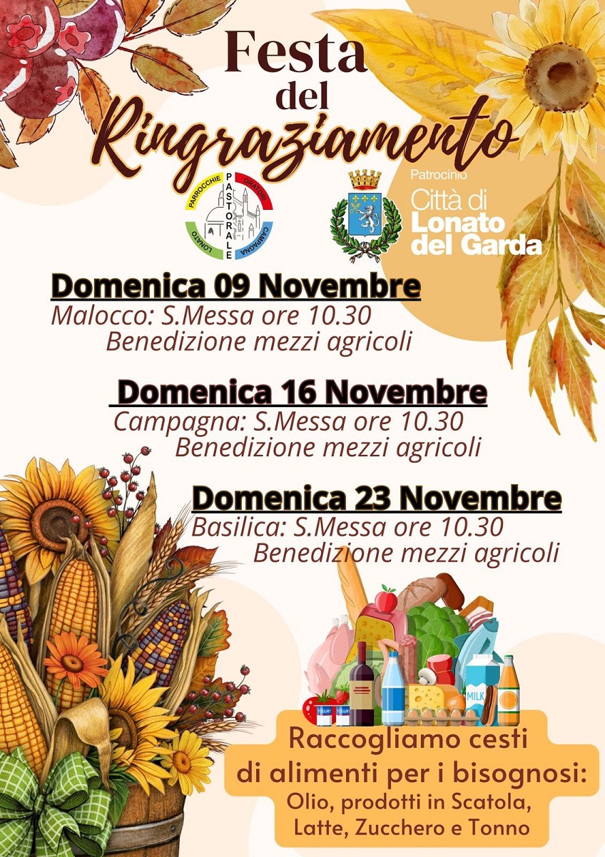 Rocca di Lonato Festa del Ringraziamento